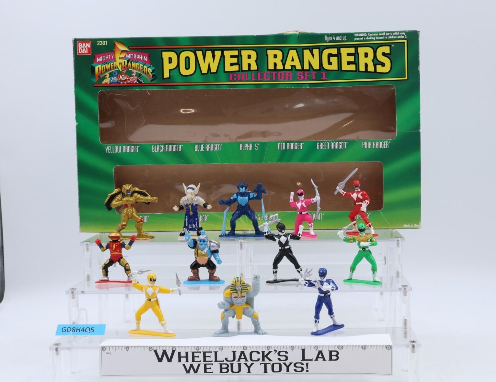 Collector Set I Complete Mighty Morphin Power Rangers 1994 Bandai ...