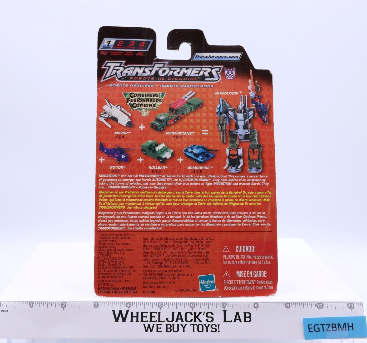 Rollbar Transformers Robots in Disguise 2002 Hasbro Action Figure NEW ...