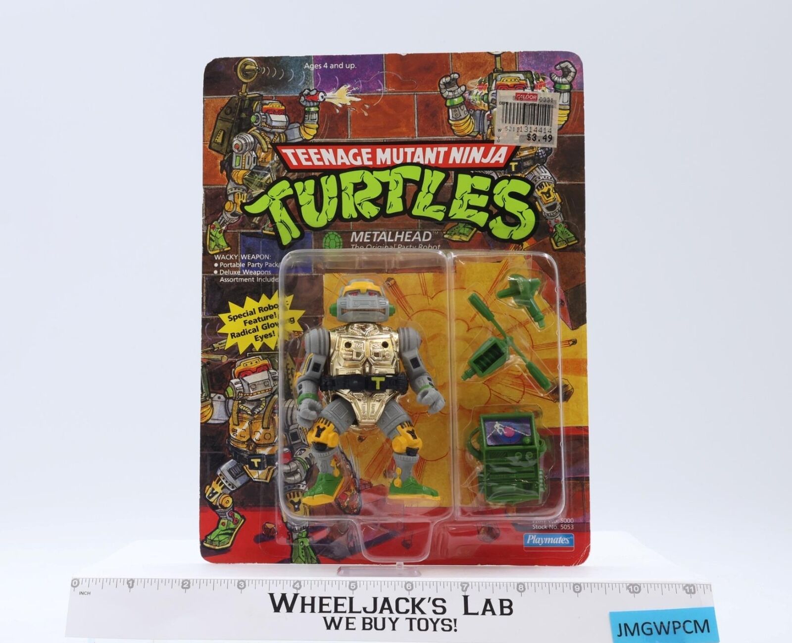 Metalhead Teenage Mutant Ninja Turtles TMNT 1989 Playmates NEW MOSC ...