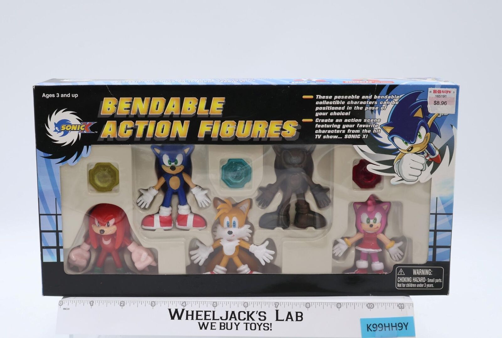 Sonic the Hedgehog Sonic X 2000 Toy Island Bendable Action Figures NEW ...