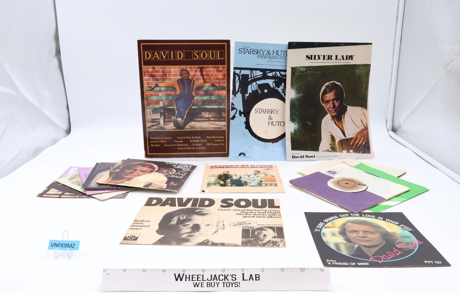 David Soul LOT Vinyl Records Music Sheets Book Silver Lady 1970's ...