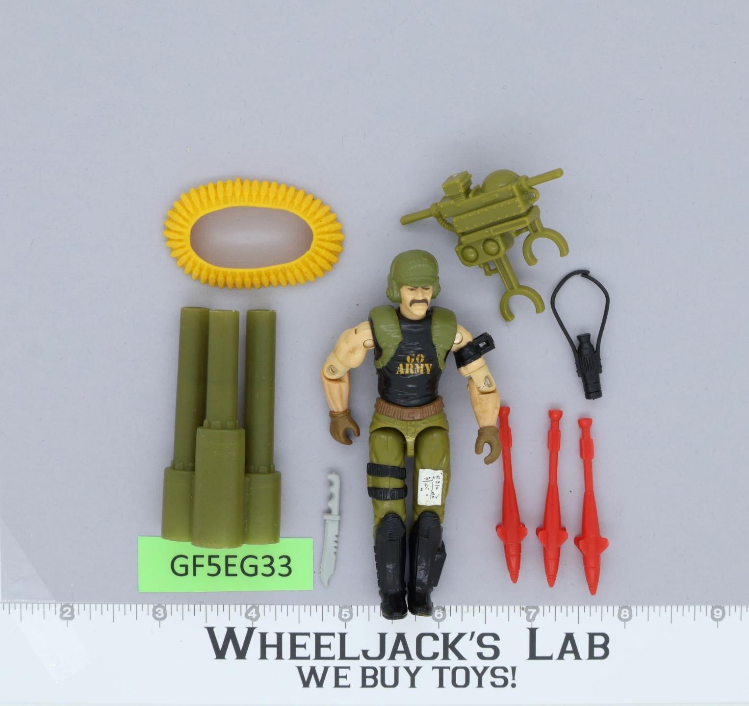 Backblast V1 100% Complete G.I. Joe 1989 Hasbro Vintage Action Figure ...