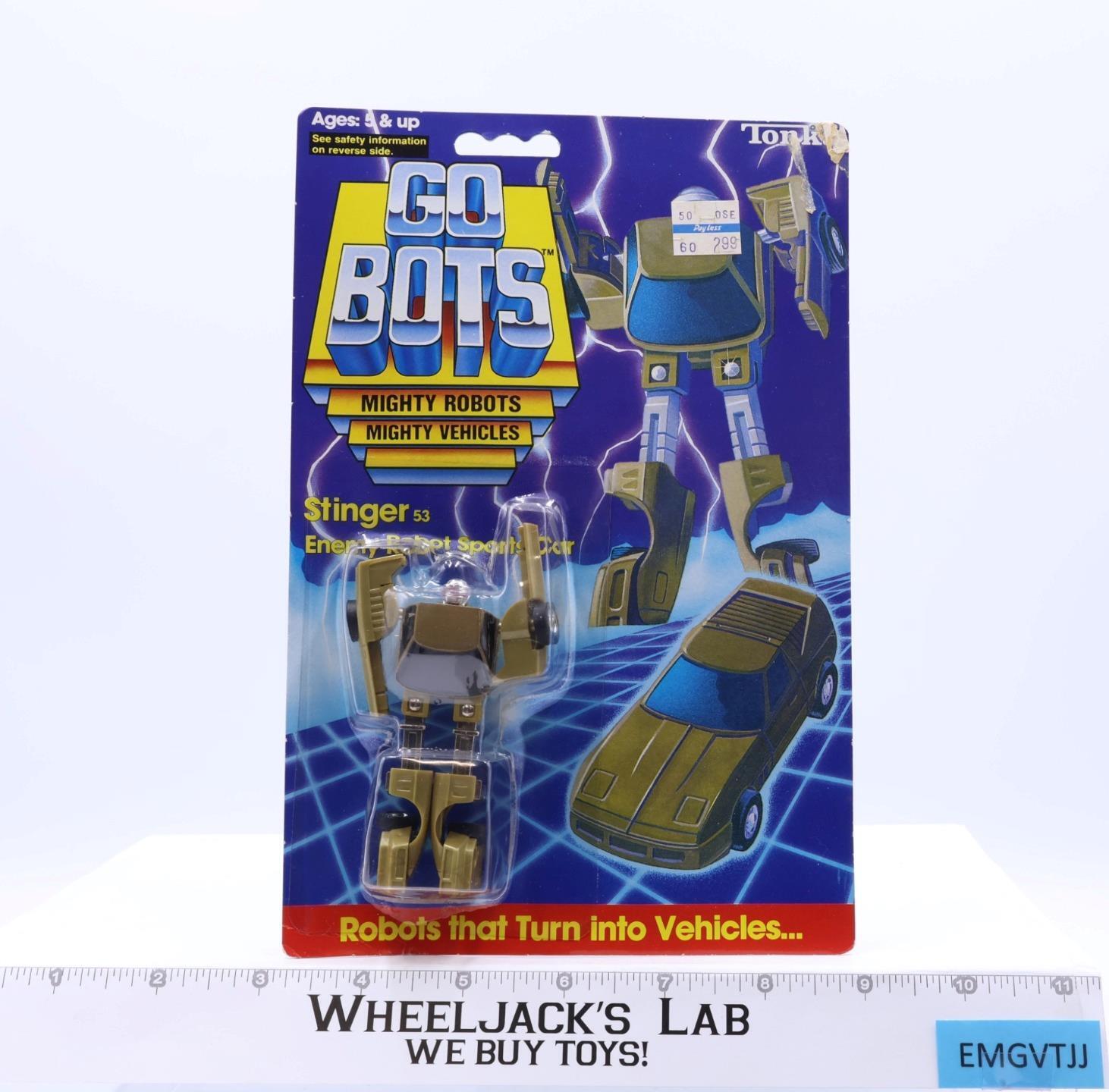 Stinger Enemy Robot Sports Car Gobots 1985 Tonka Action Figure NEW MOSC ...