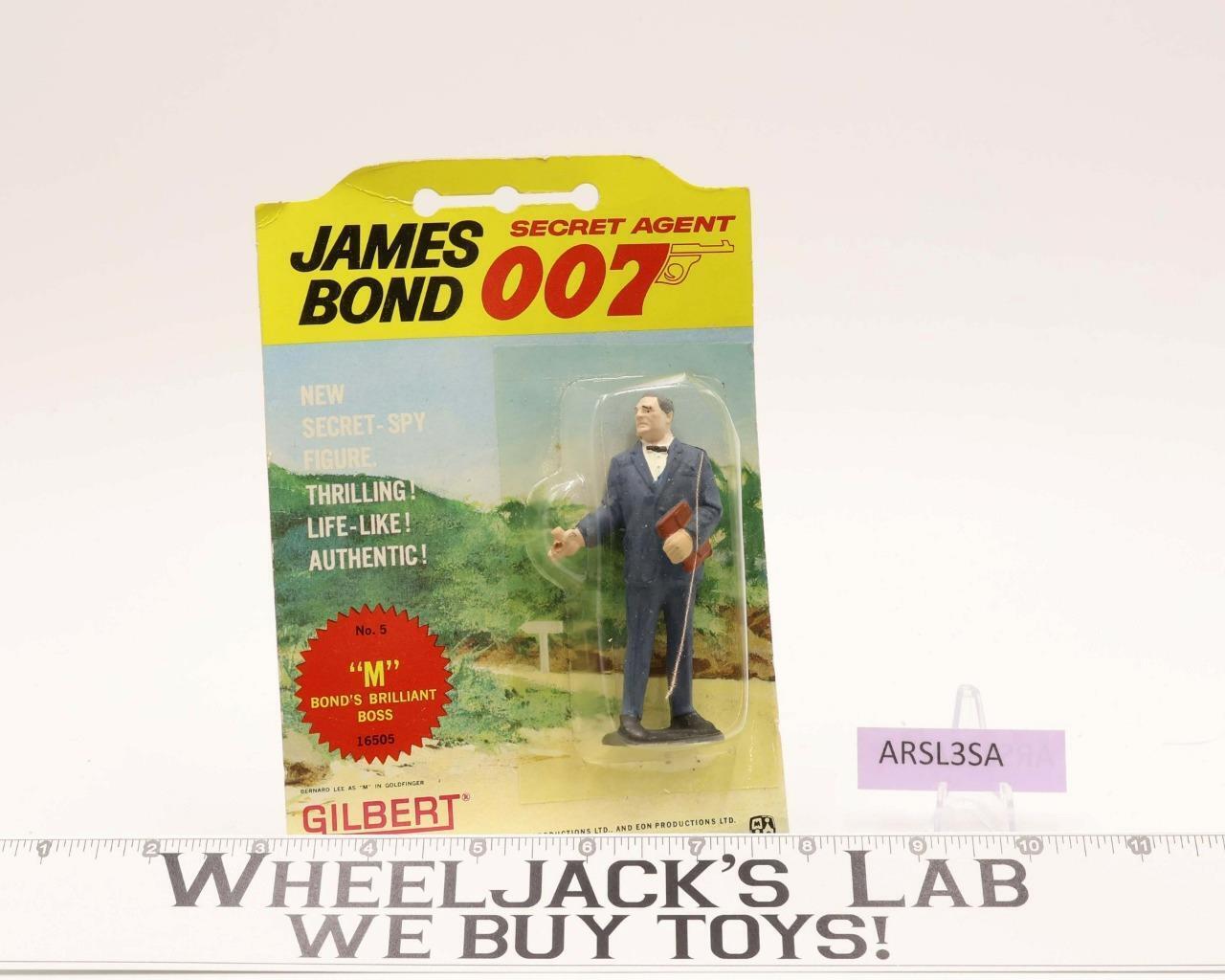 "M" Bond's Brilliant Boss James Bond 007 Secret Agent Gilbert 1965 MOSC Figure - Wheeljack's Lab