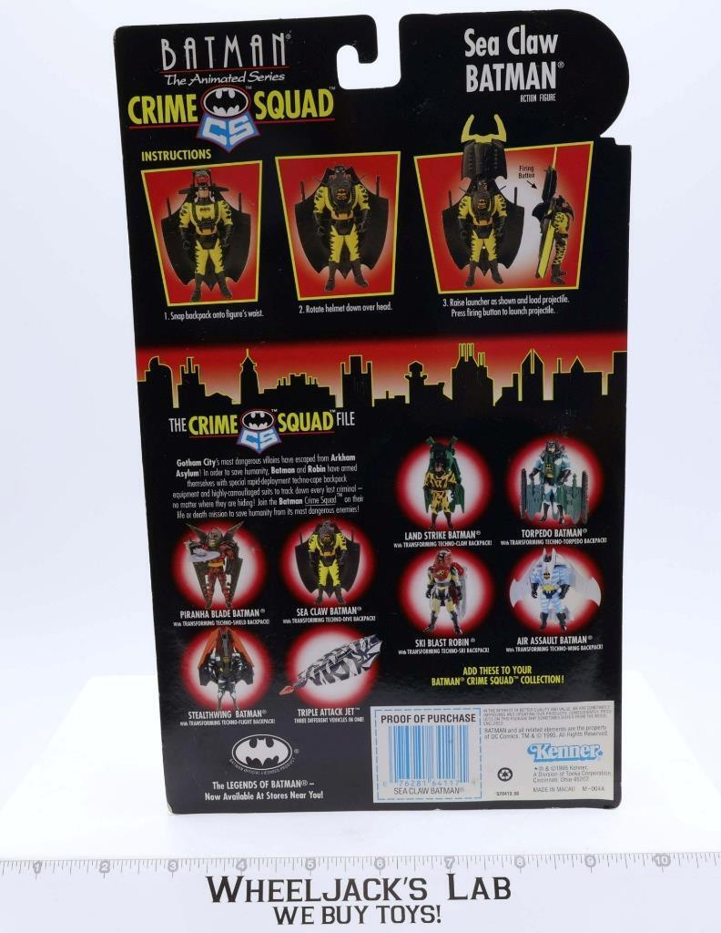 Sea Claw Batman Batman the Animated Series Crime Squad NEW 1995 MOSC ...