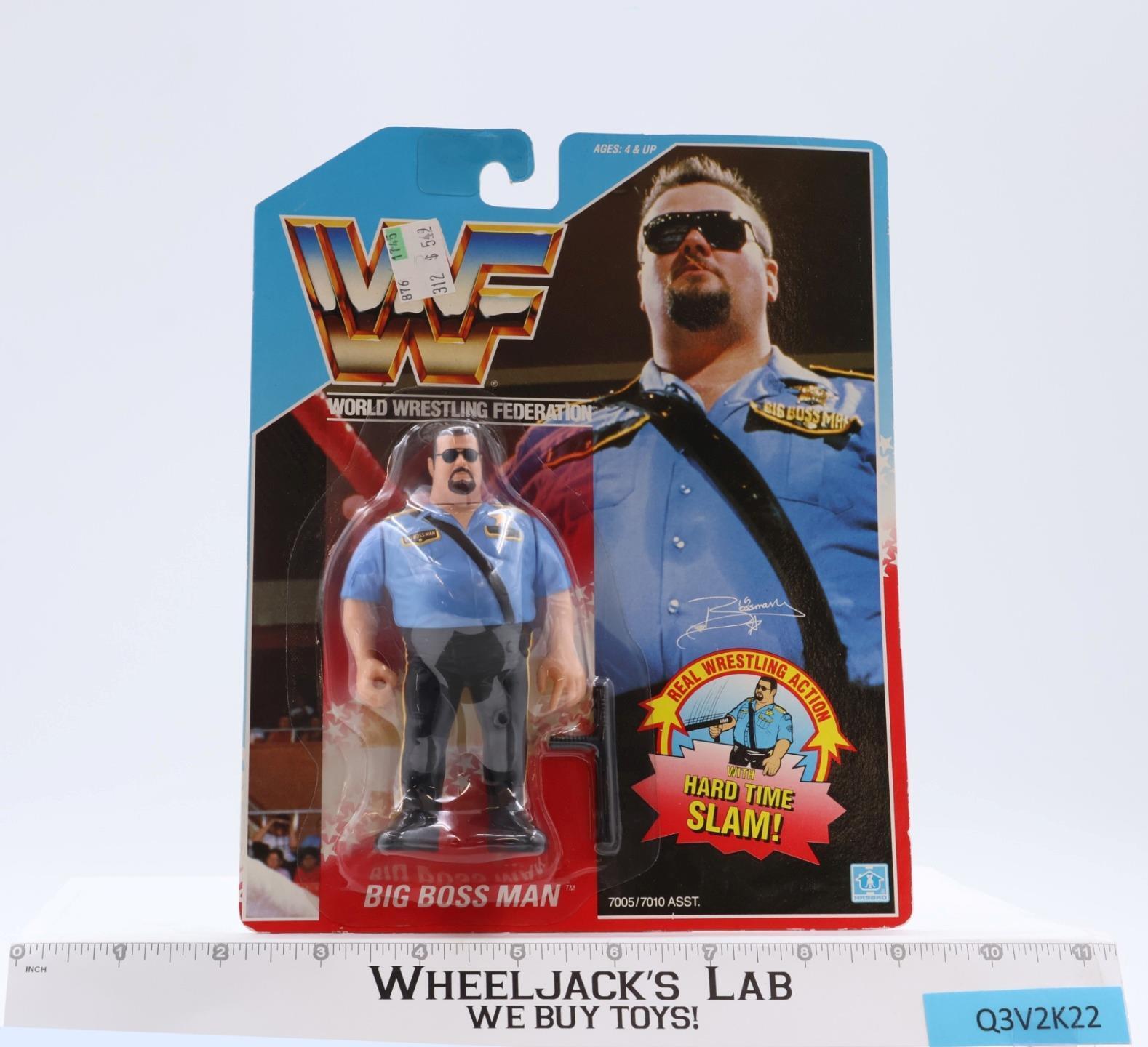 Big Boss Man WWF Wrestling 1990 Hasbro Action Figure NEW MOSC SEALED ...
