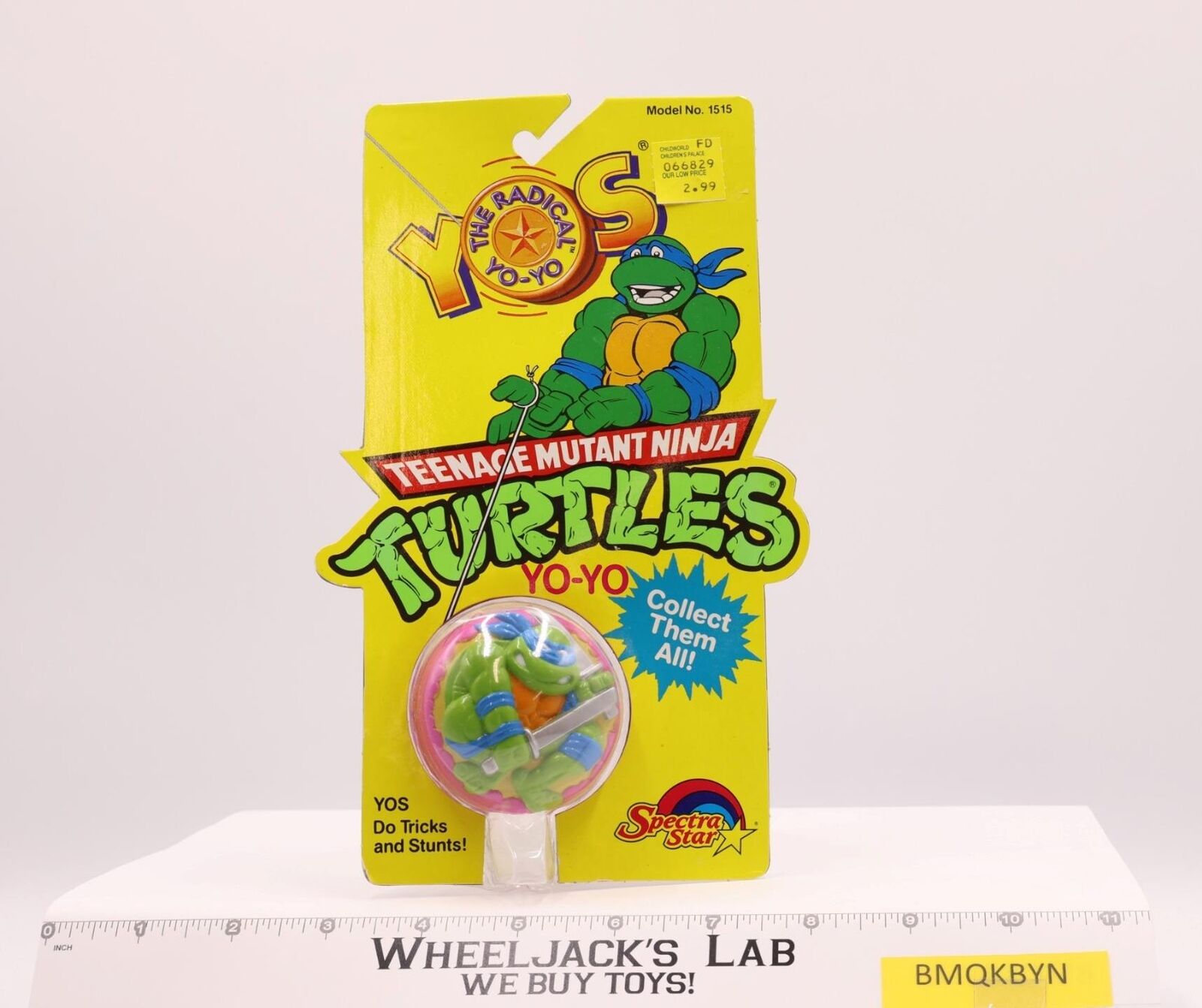 Leonardo Yo-Yo Teenage Mutant Ninja Turtles 1988 Spectra Star NEW ...