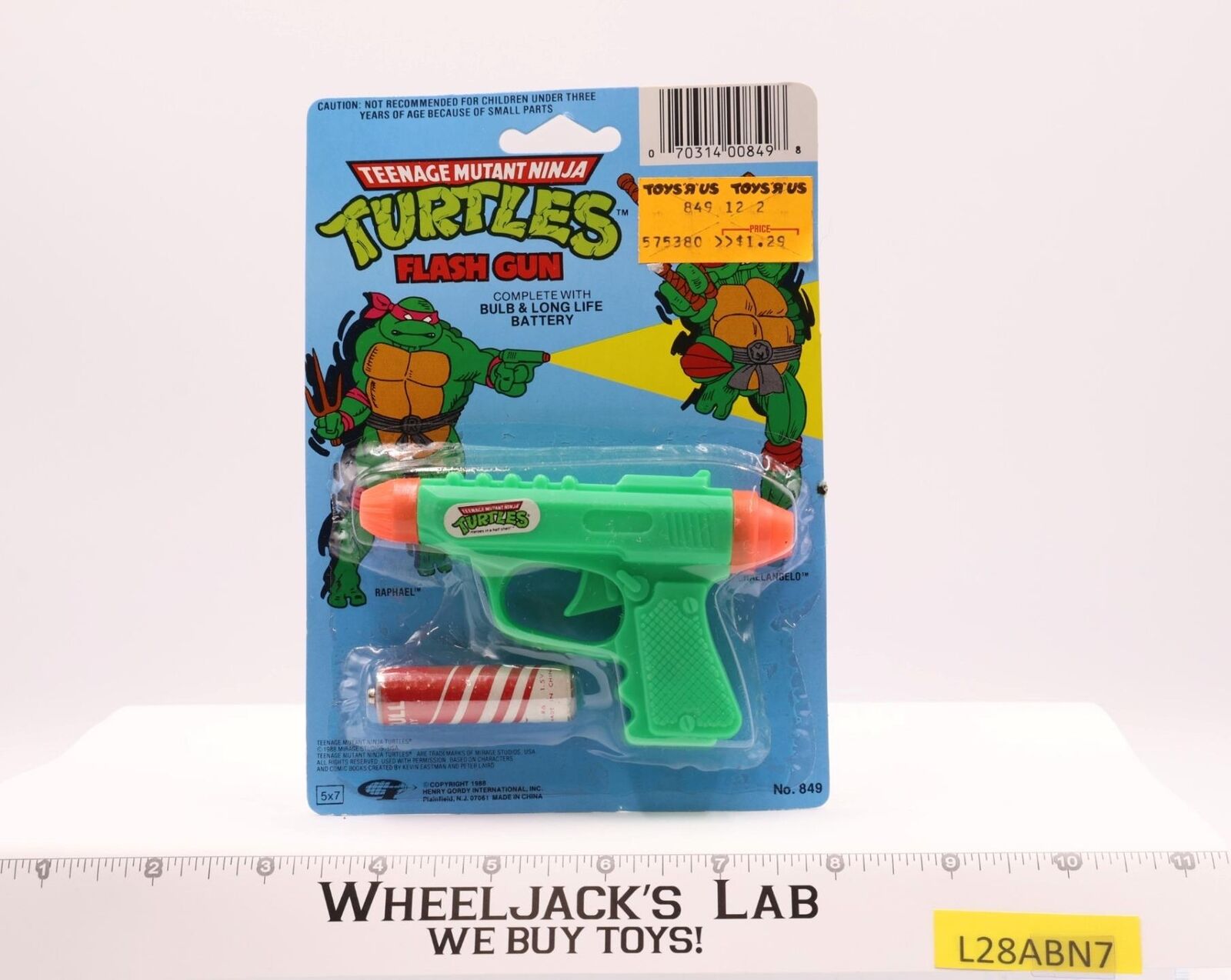 Flash Gun Teenage Mutant Ninja Turtles TMNT 1988 Henry Gordy NEW SEALED ...