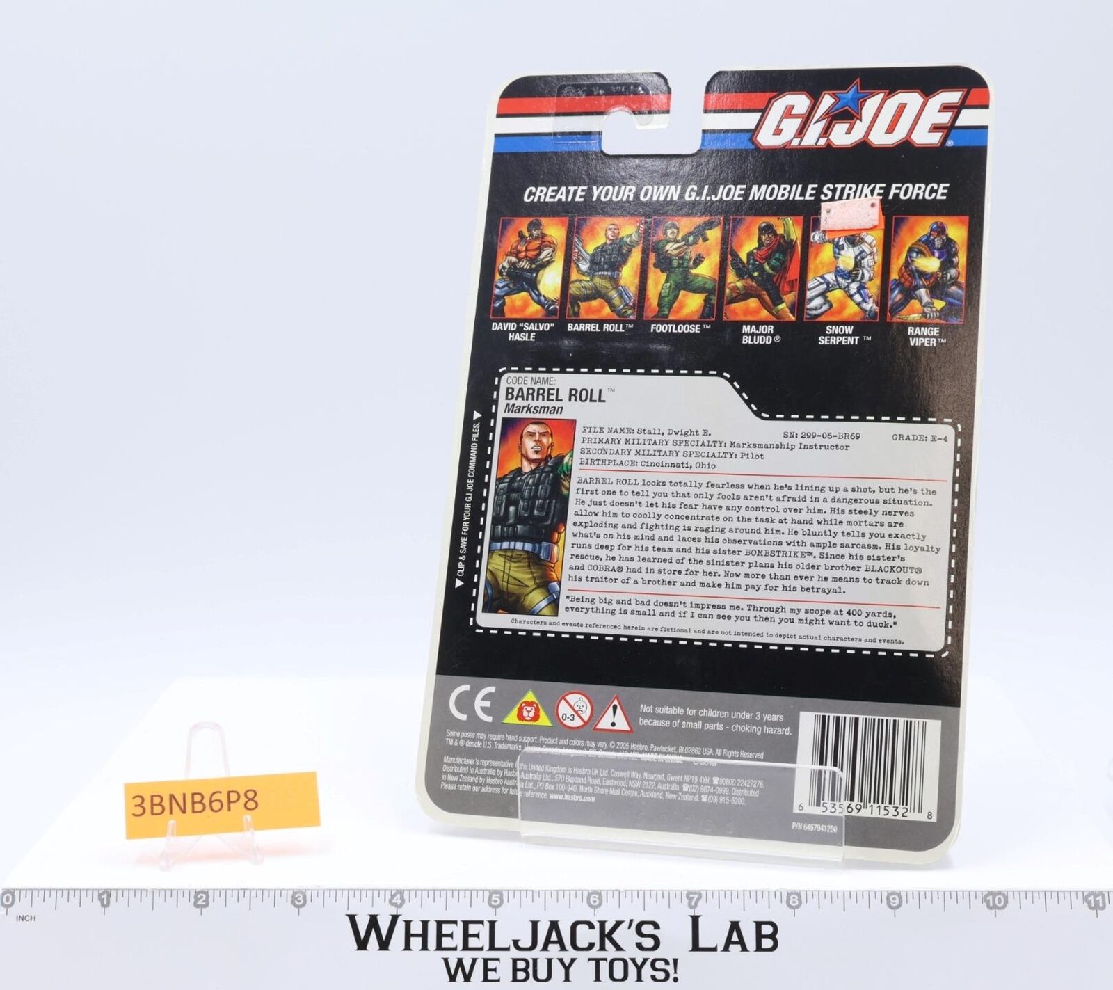 Barrel Roll 100% Complete GI Joe DTC 2005 Hasbro Action Figure ...