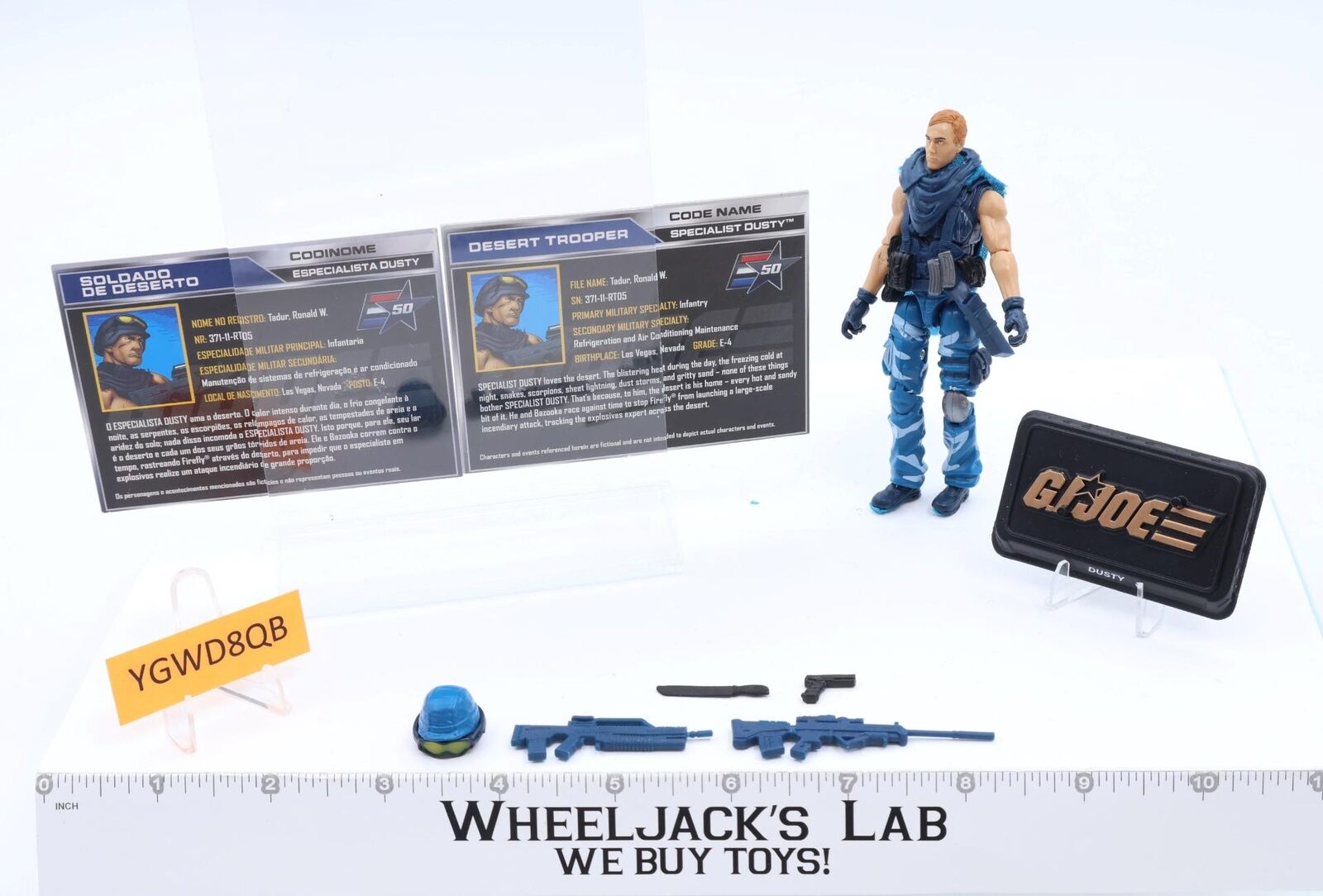 Specialist Dusty 100% Complete GI Joe 50th Anniversary 2015 Hasbro ...