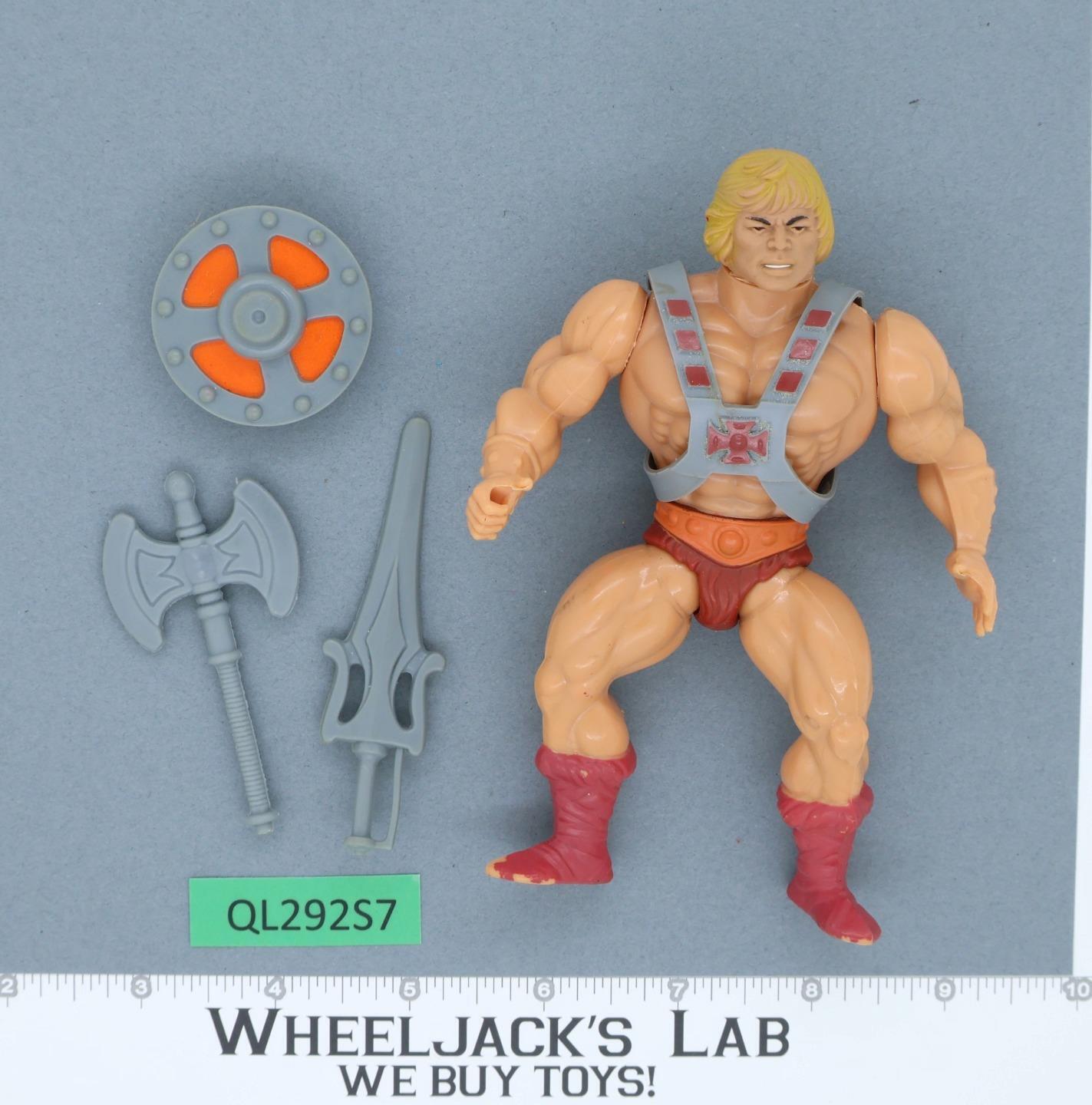 He-Man 100% Complete He-Man Masters of the Universe MOTU 1982 Mattel ...