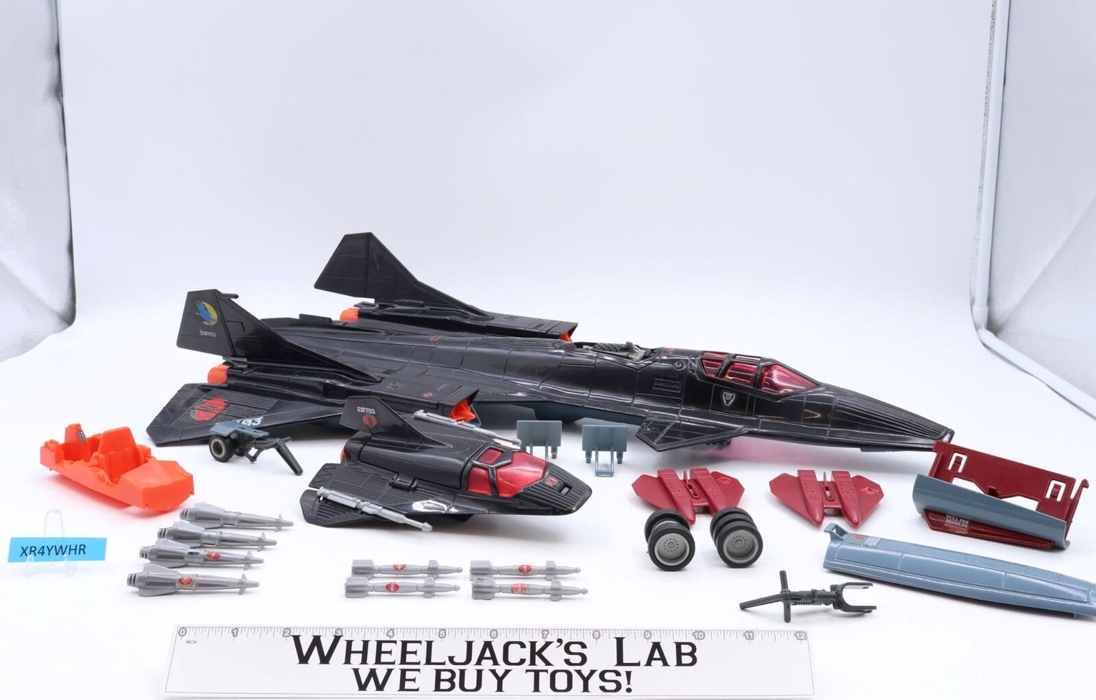 Cobra Night Raven S3P GI Joe 1986 Hasbro Vintage Action Figure Vehicle ...