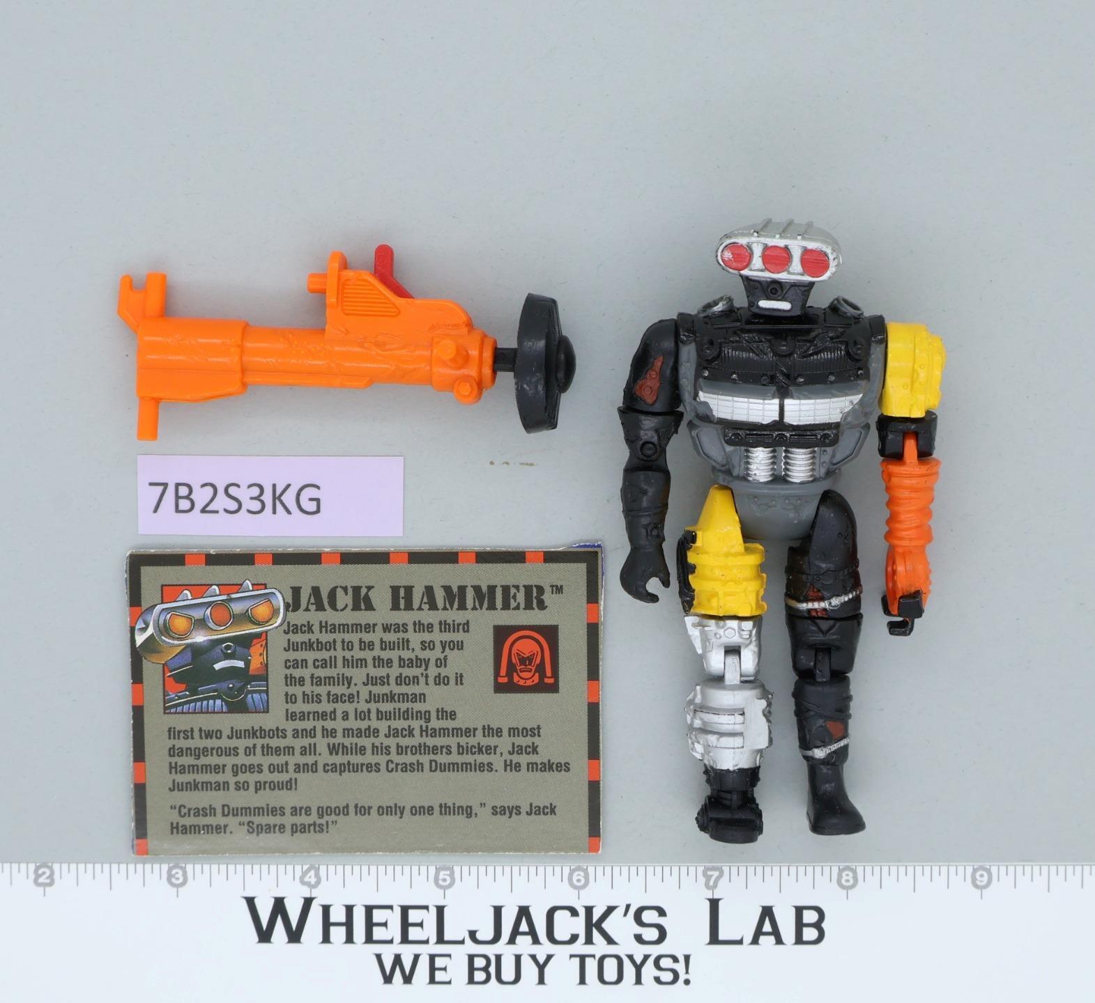 Jackhammer 100% Complete The Incredible Crash Dummies 1992 Tyco Action ...