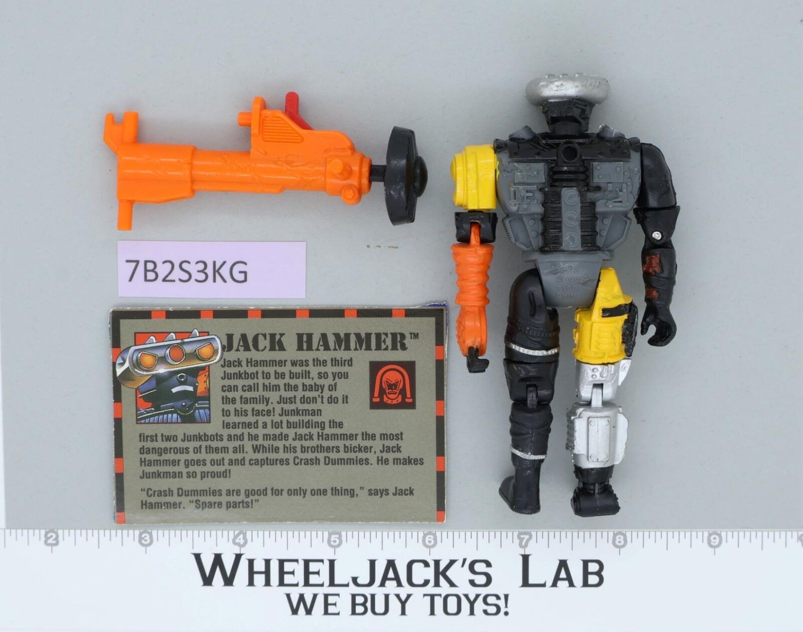 Jackhammer 100% Complete The Incredible Crash Dummies 1992 Tyco Action ...