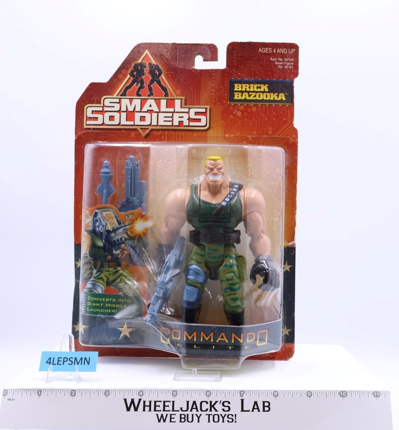Brick Bazooka Commando Elite Small Soldiers 1998 Kenner NEW MOSC SEALED ...