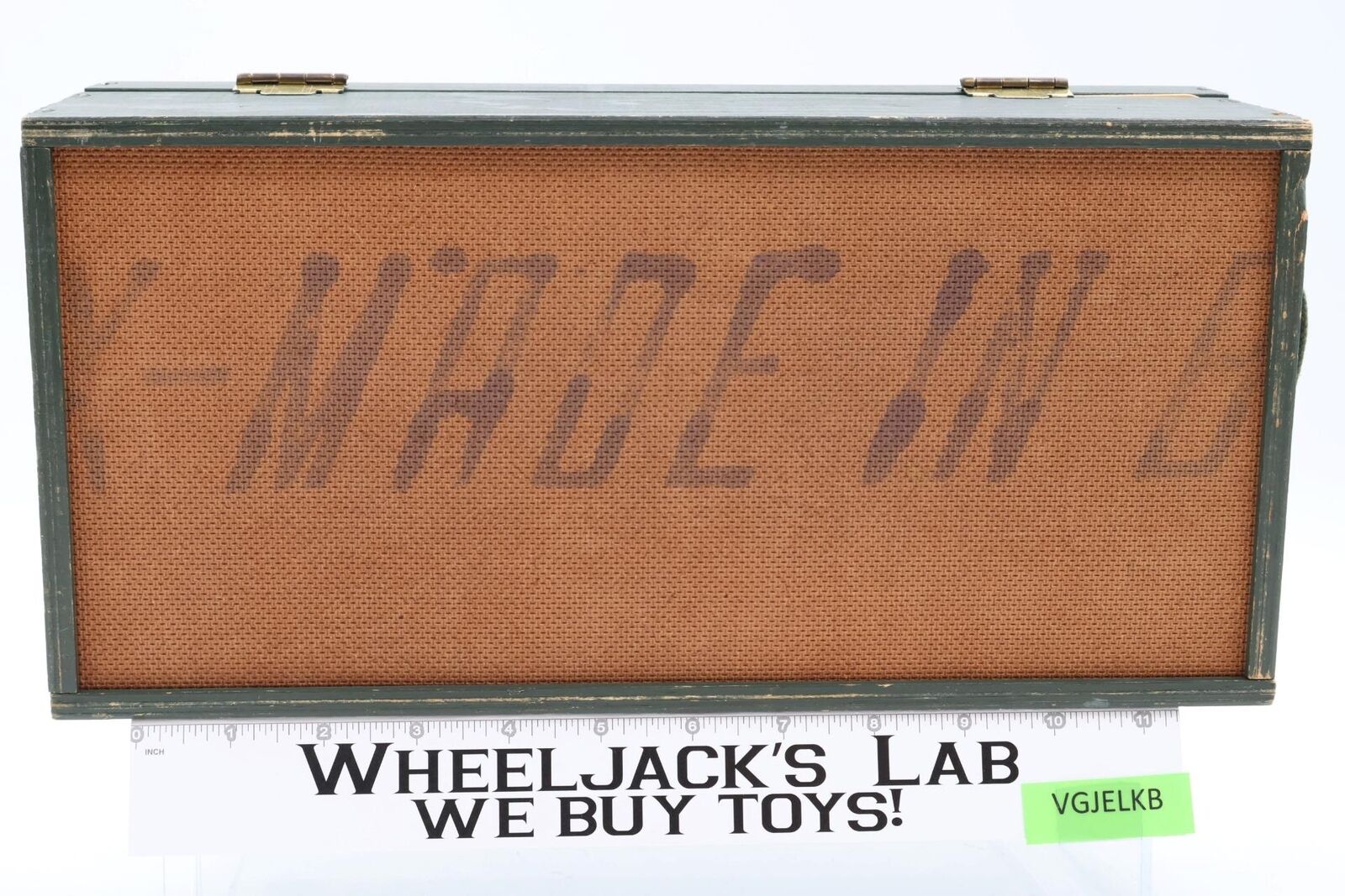 Wooden Footlocker Foot Locker W/Gear Tray 1964 GI Joe ARAH Hasbro ...