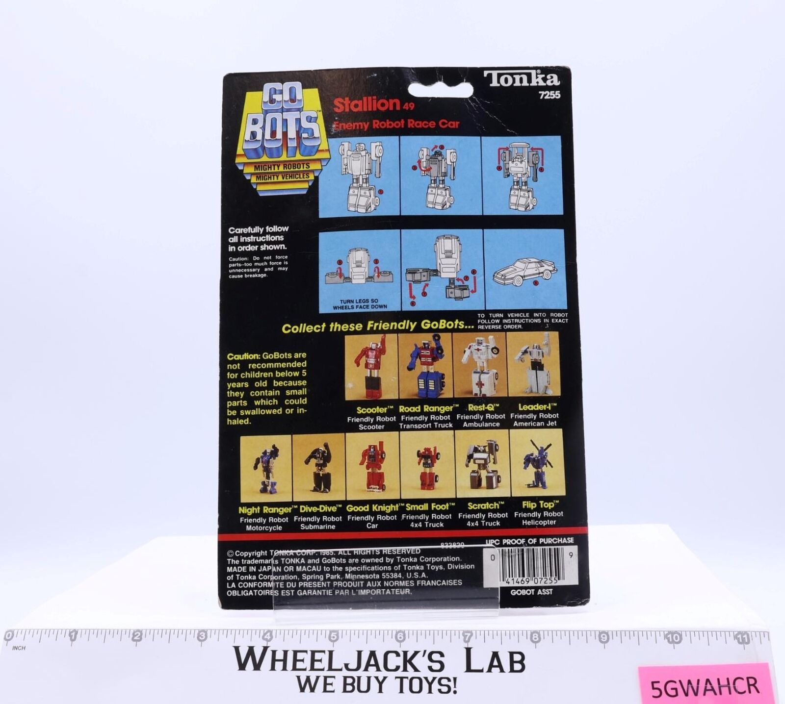 Stallion Enemy Robot Sports Car Gobots 1984 Tonka Action Figure NEW ...