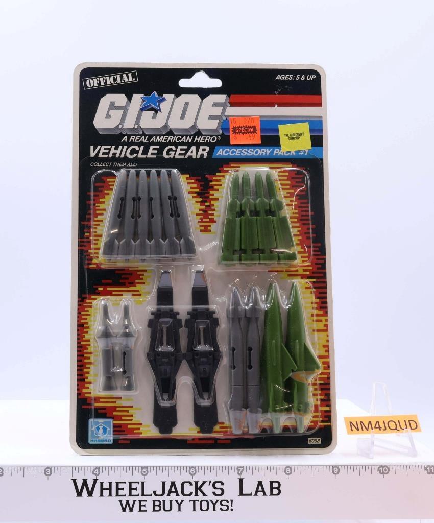Vehicle Gear Accessory Pack #1 GI Joe 1986 Hasbro Figure MOSC SEALED ...