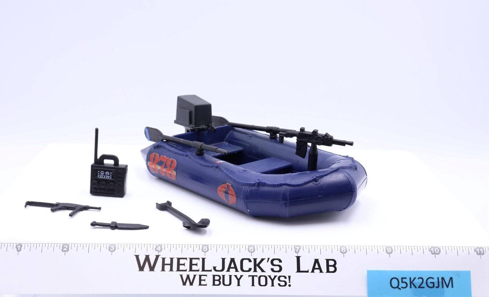 Cobra Night Landing Raft 100% Complete G.I. Joe 1985 Hasbro Vintage ...