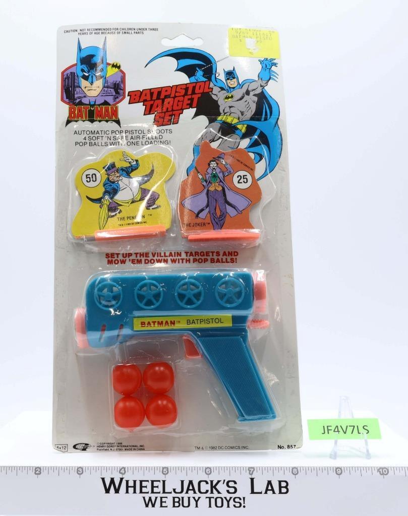 Batpistol Target Set DC Comics Batman 1982 Henry Gordy NEW MOSC SEALED ...