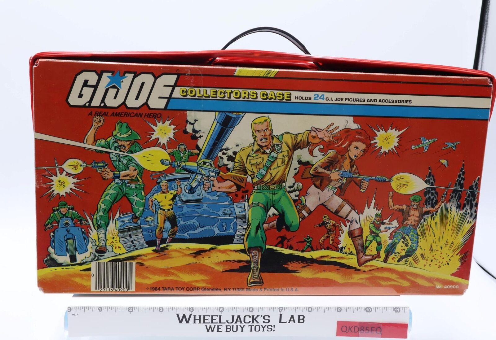 GI Joe Collectors Case 24 Action Figures W/TRAYS 1984 Tara Toy ...