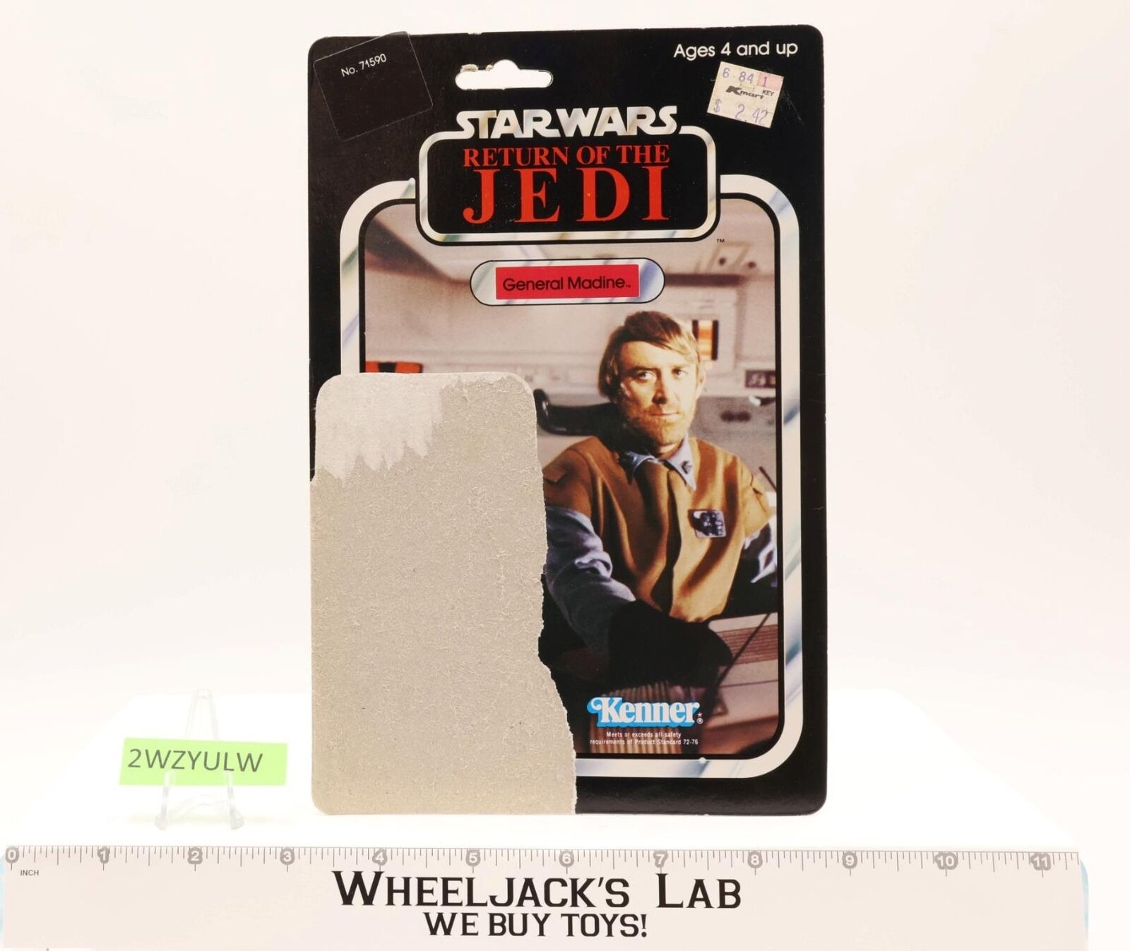 General Madine Complete Taiwan 77 Back-A Star Wars ROTJ 1983 Kenner NO ...