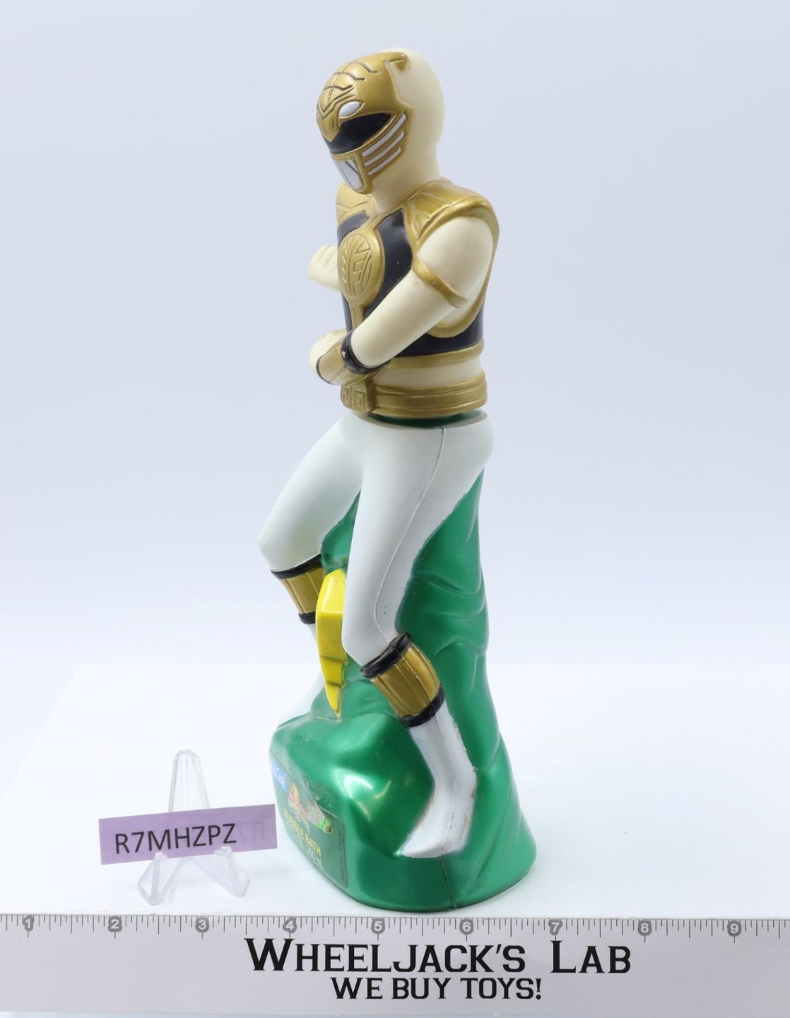 White Ranger Bubble Bath EMPTY Bottle MMPR Power Rangers 1994 Kid Care ...