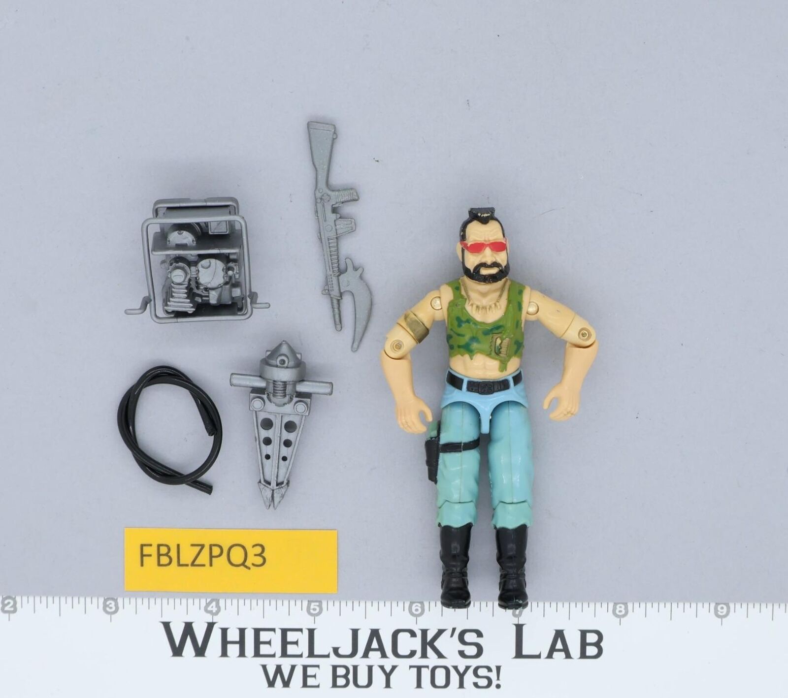 Ripper V1 100% Complete G.I. Joe 1985 Hasbro Vintage Action Figure ...