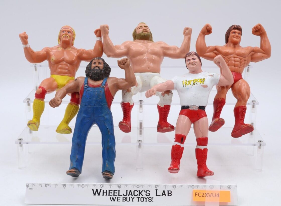 Lot of 5 WWF LJN Titan Sports 8" Wrestlers 80's Vintage Action Figures ...