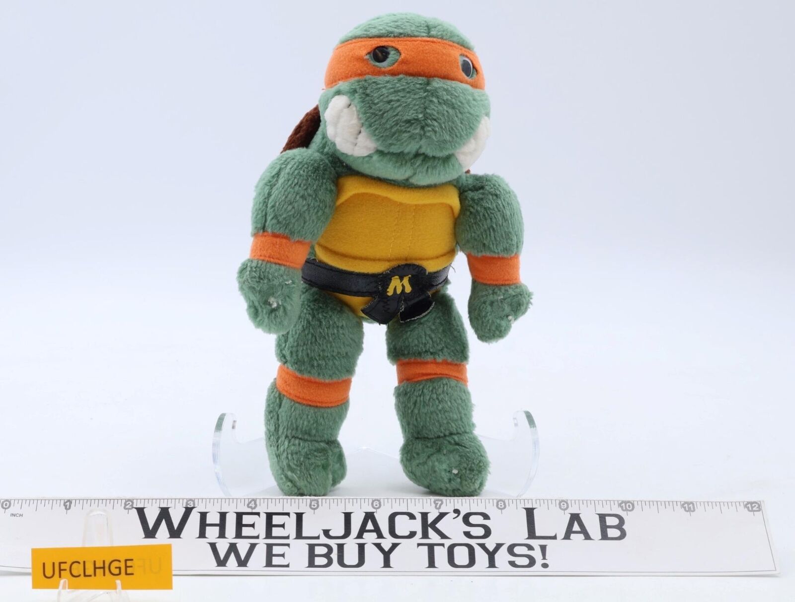 TMNT Teenage Mutant Ninja Turtles Michelangelo Plush Stuffed Toy Mirage ...