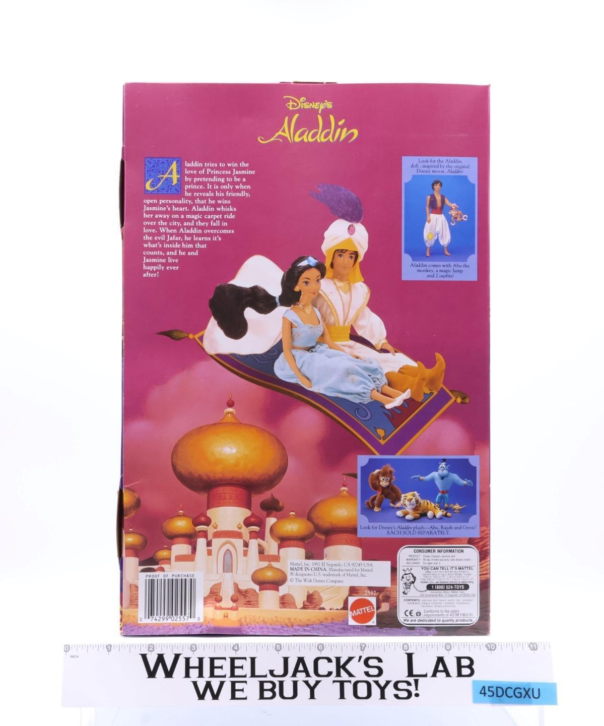 #2557 Jasmine Disney's Aladdin 1992 Mattel 12" Doll NEW SEALED ...