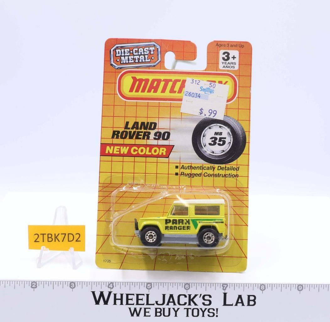 Park Ranger Land Rover 90 MB 35 Matchbox Die Cast 1990 MOSC NEW ...