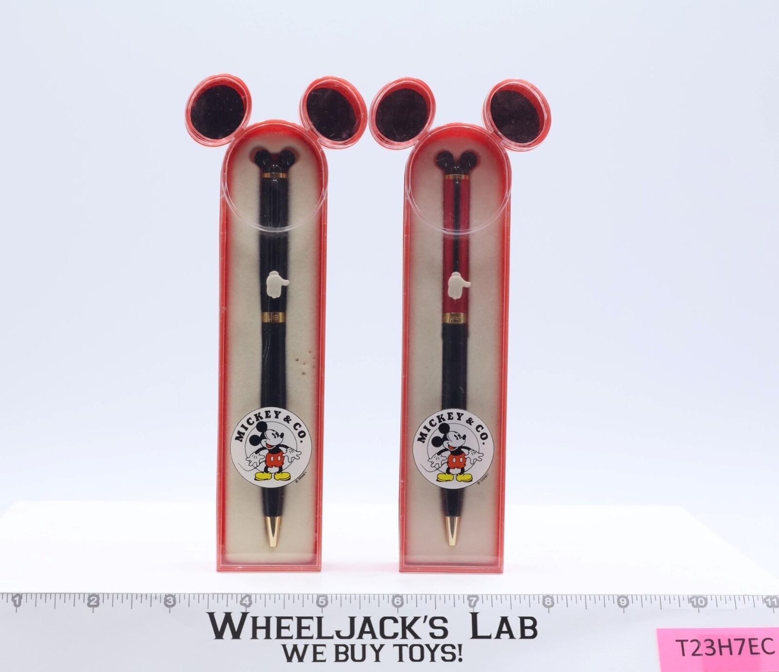 Set of 2 Mickey Mouse Collectible Ink Pens Colibri Disney Mickey & Co ...