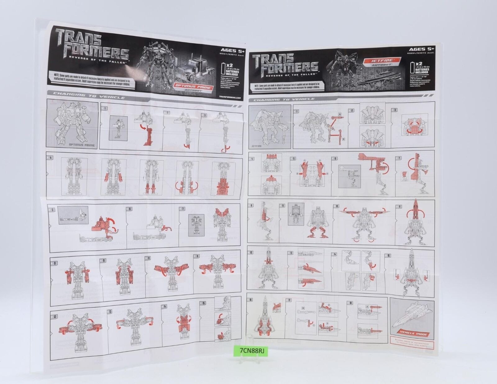 Optimus Prime Complete Leader Transformers Revenge of the Fallen 2008 Hasbro - Wheeljack's Lab