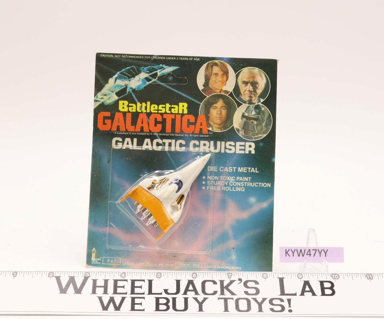 Galactic Cruiser Die-Cast YELLOW Battlestar Galactica 1978 Larami MOSC ...