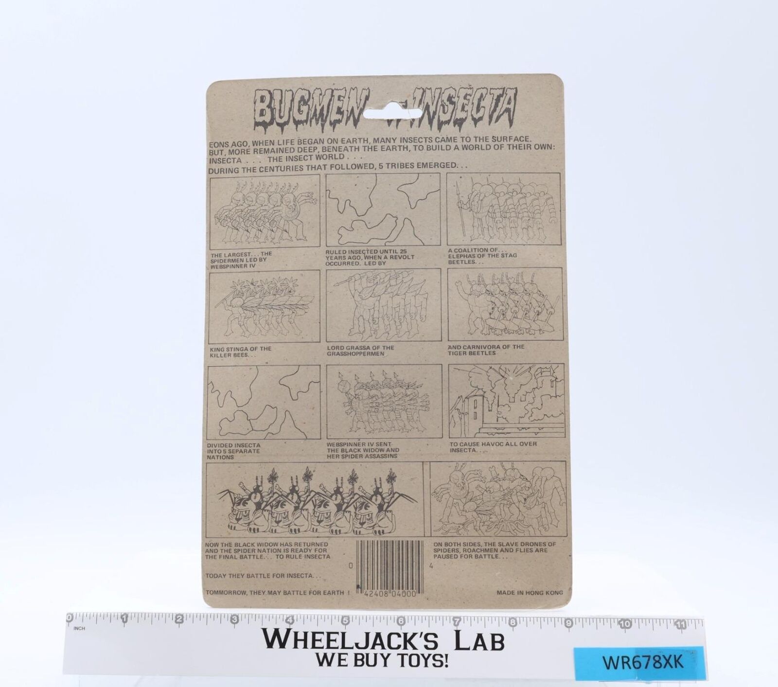 Black Widow Queen of Vicious Spiders Bugmen of Insecta 1983 MultiToys ...
