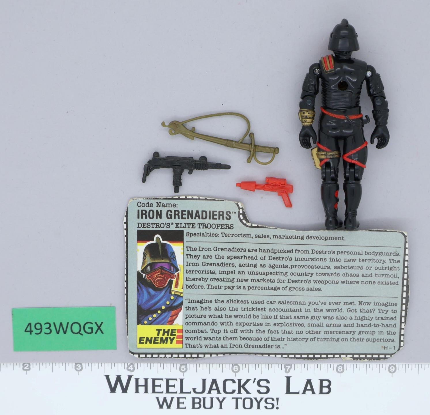 Iron Grenadiers V1 100% Complete G.I. Joe 1988 Hasbro Vintage Action ...
