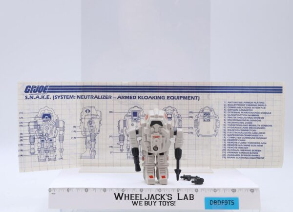 S.N.A.K.E. SNAKE Cobra Battle Armor 100% Complete GI Joe 1983 Vintage ...
