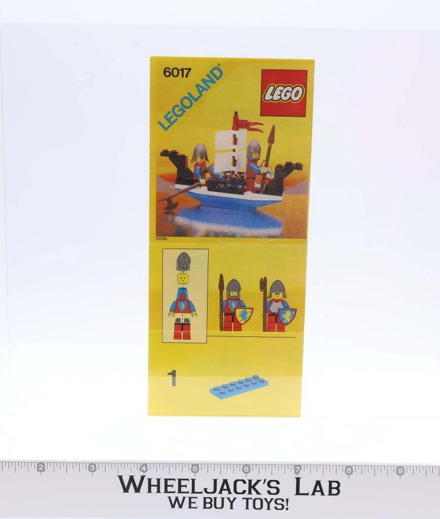 #6017 Knight's Oarsmen 100% Complete Lego 1987 Lion Knights Castle ...