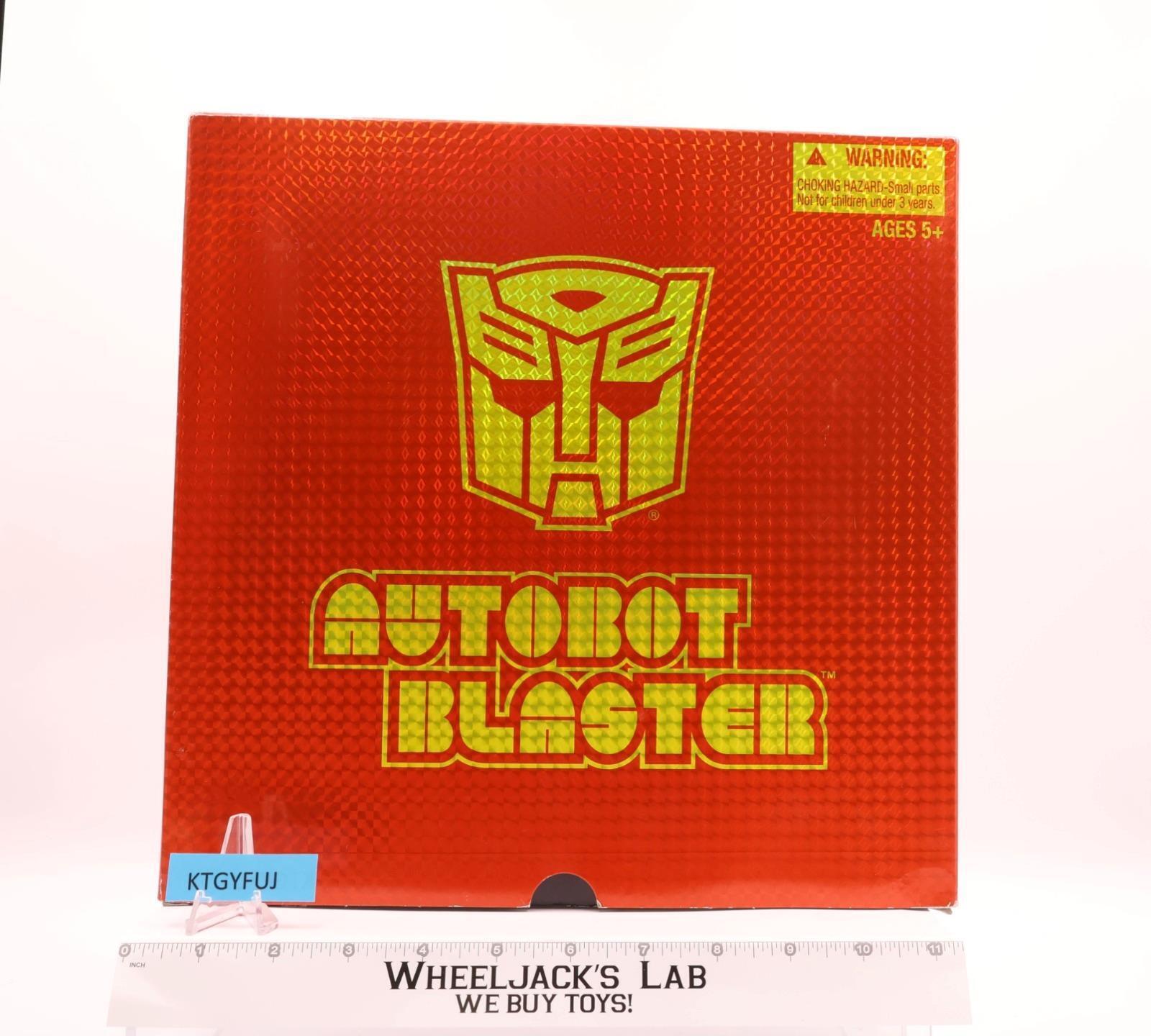 Autobot Blaster Transformers Universe SDCC 2010 Hasbro Figure NEW MISB ...