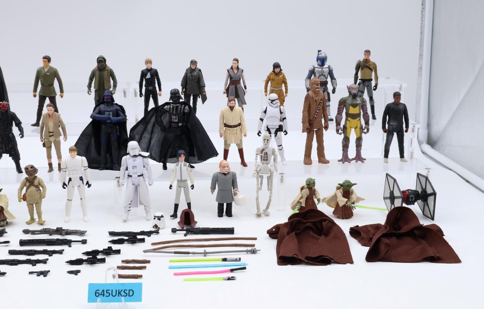 Lot of 34 Modern Star Wars 1990-2000s Hasbro Action Figures ...
