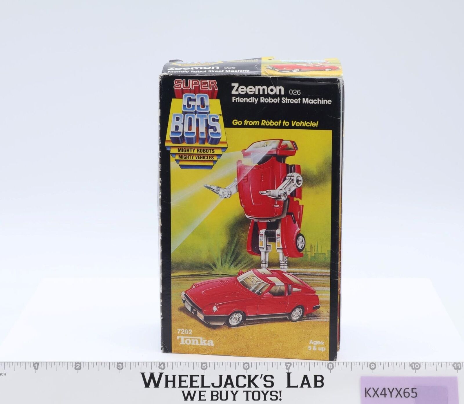 Zeemon EMPTY BOX ONLY Super Gobots Go-Bots 1984 Tonka Vintage ...