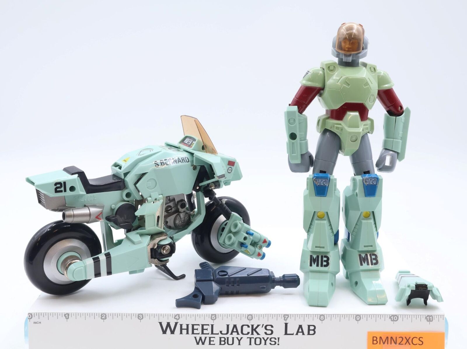 Scott Bernard Armor Bike Cyclone Mospeada Macross Robotech Excite Gakken - Wheeljack's Lab