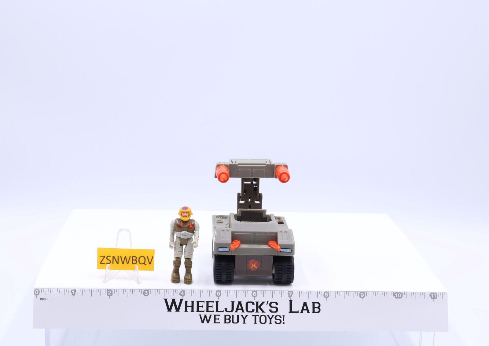 M-6 Railgunner W/ Rick Ruffing Starcom 1986 Coleco Action Figure ...