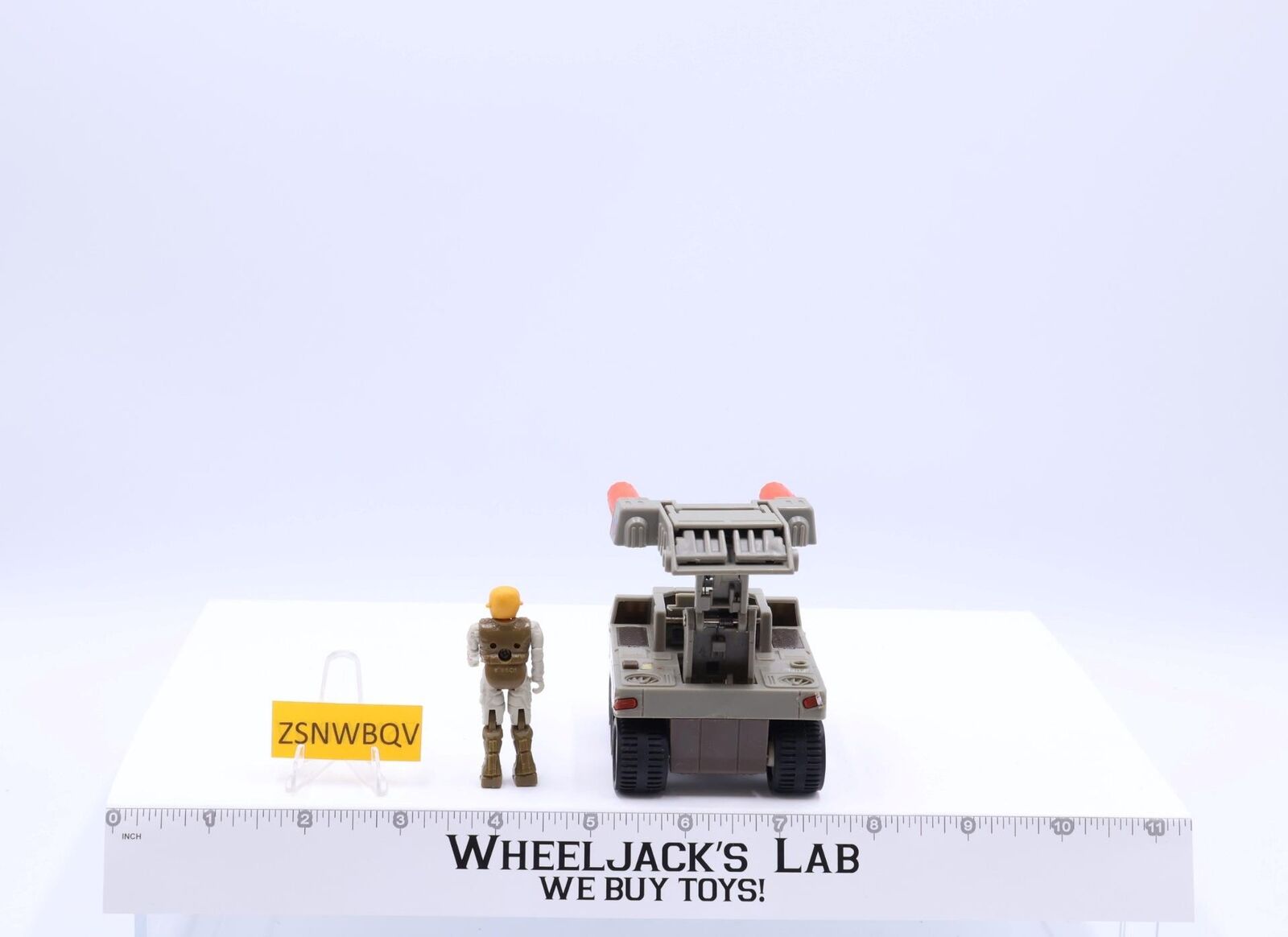 M-6 Railgunner W/ Rick Ruffing Starcom 1986 Coleco Action Figure ...