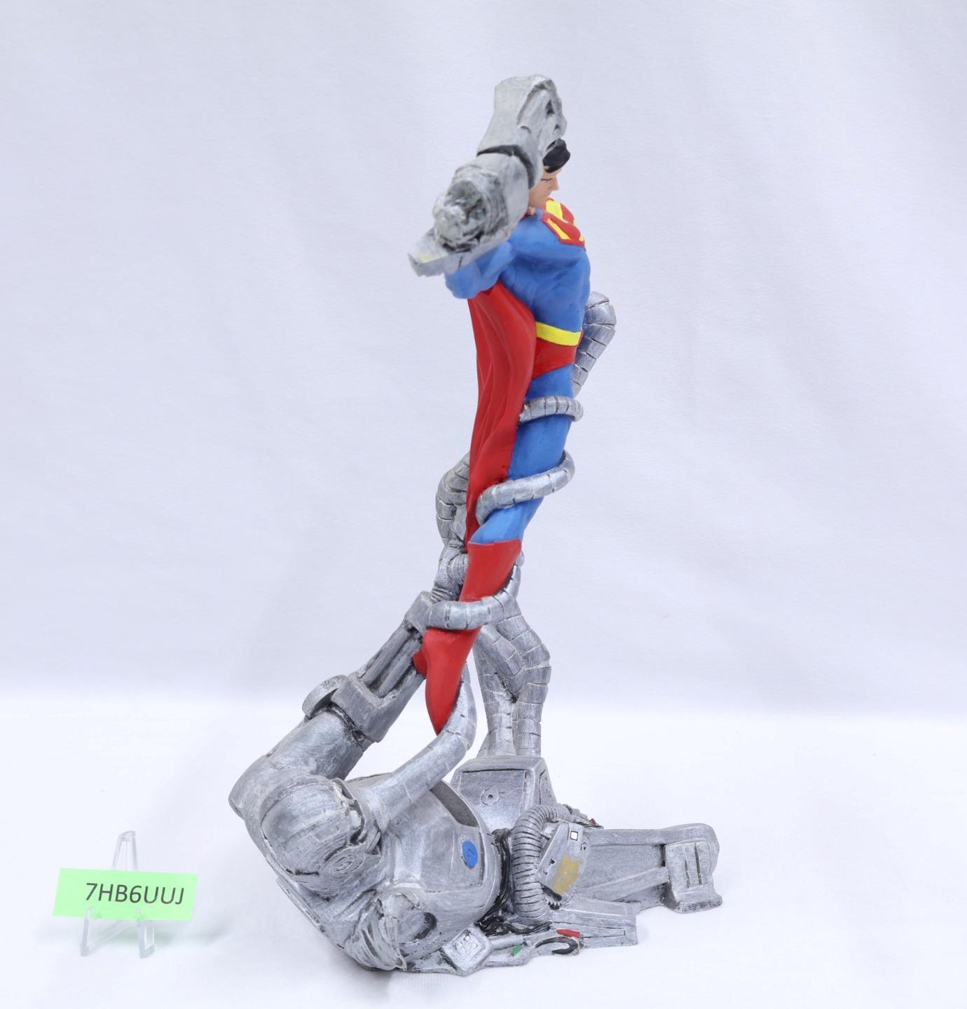 Man vs Machine Superman 1998 DC Comics 12" Cold-Cast Porcelain Statue ...