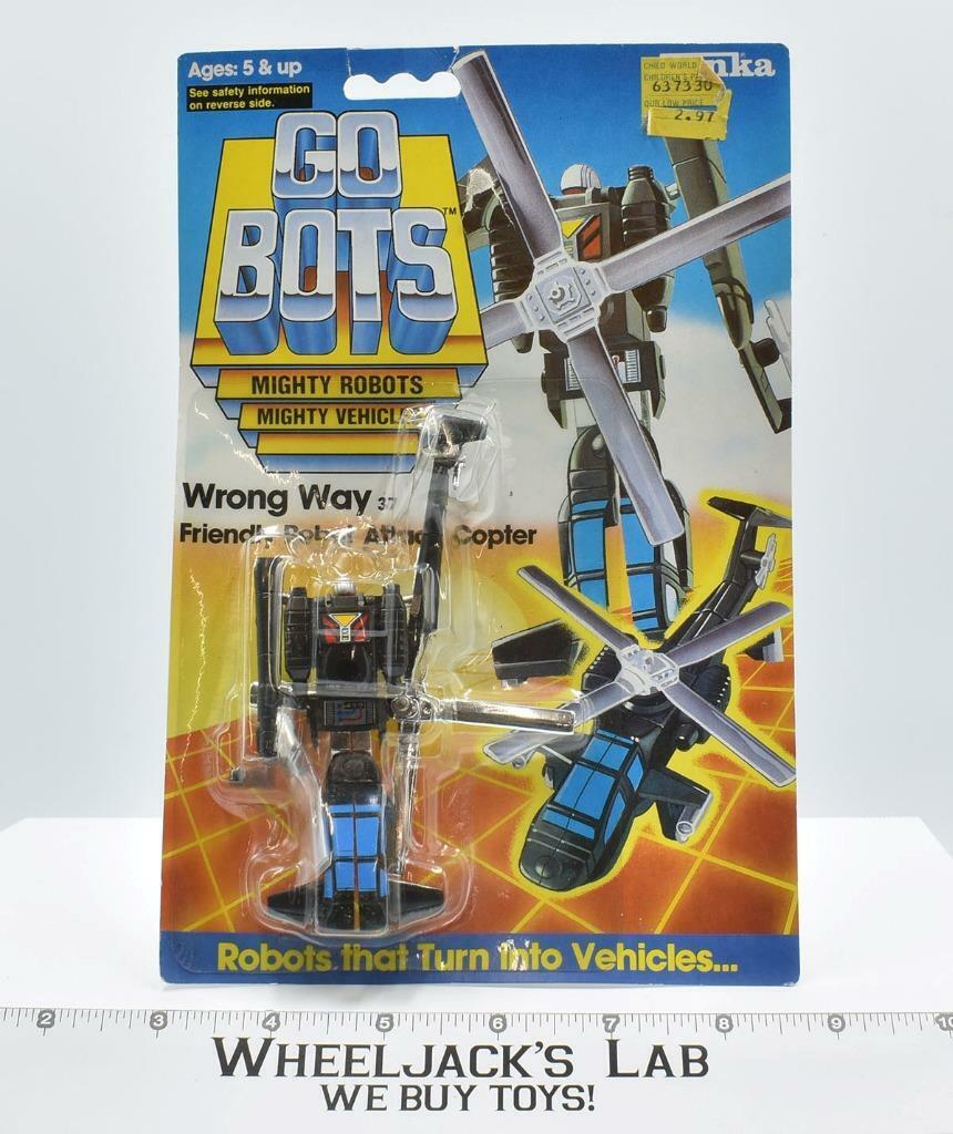 Wrong Way Friendly Robot Attack Copter MOSC NEW Gobots 1984 Tonka ...