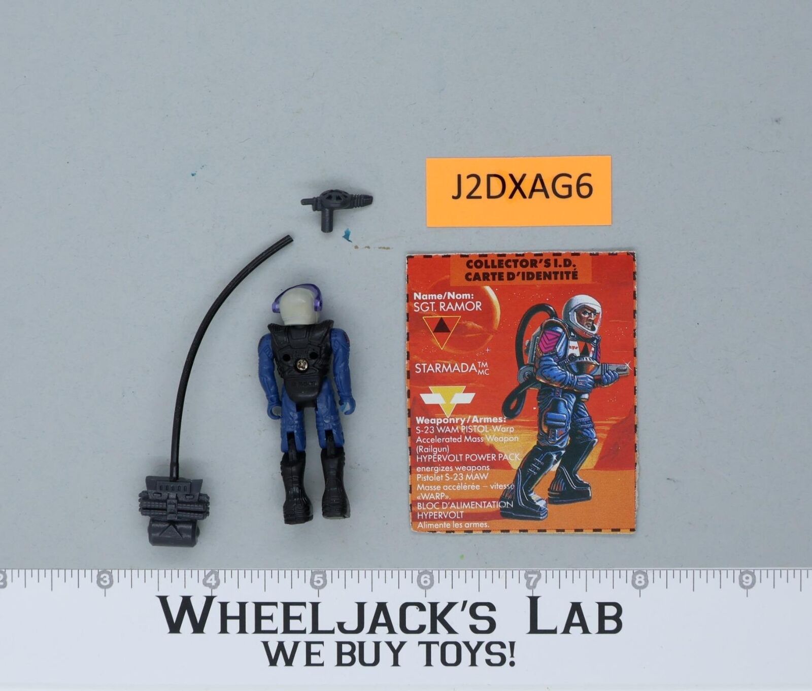 SGT. Ramor 100% Complete Starcom 1986 Coleco Action Figure - Wheeljack ...