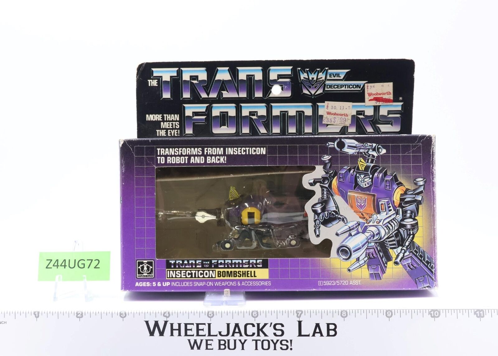 Bombshell 100% Complete W/BOX & INSERT MIB 1985 G1 Transformers Vintage ...