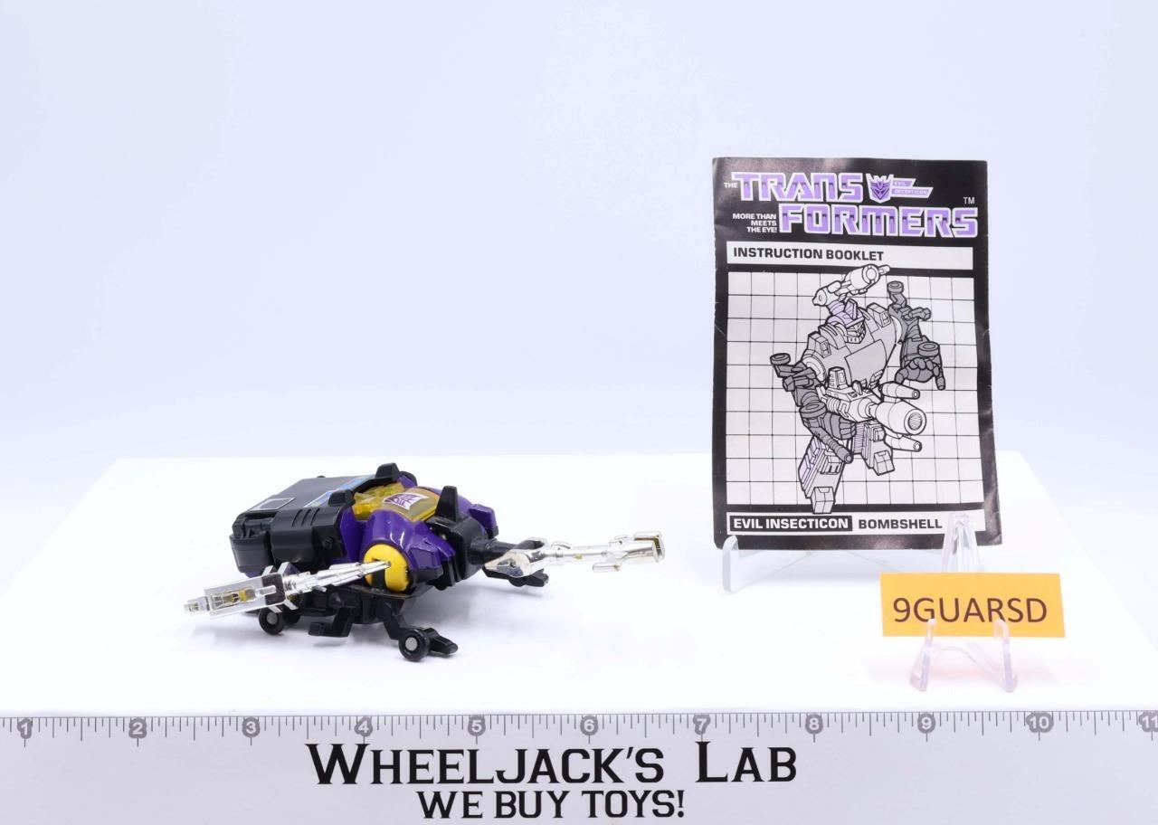 Bombshell 100% Complete 1985 G1 Transformers Rhinoceros Beetle Action ...
